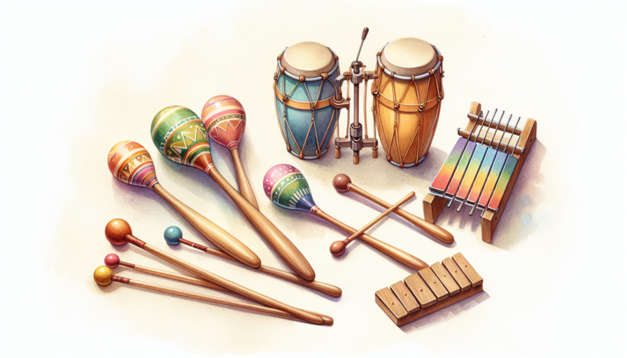 Instrumentos de Percusión Menor: Claves, Maracas, Triángulo y Más ...